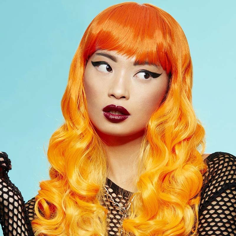 Manic panic siren wig - psychedelic sunrise